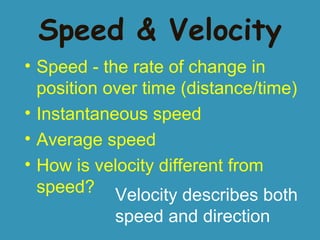 Force and motion | PPT