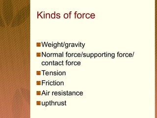 Force1.ppt physics KS3 grade 10 forces and effect | PPT