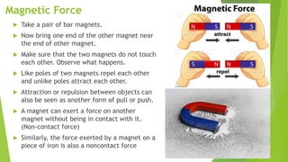 Force and pressure - kinds of forces | PPTX