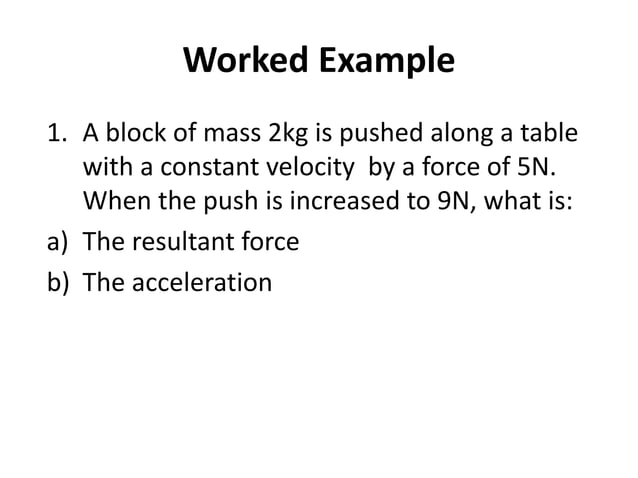 Force and acceleration simplified | PPTX