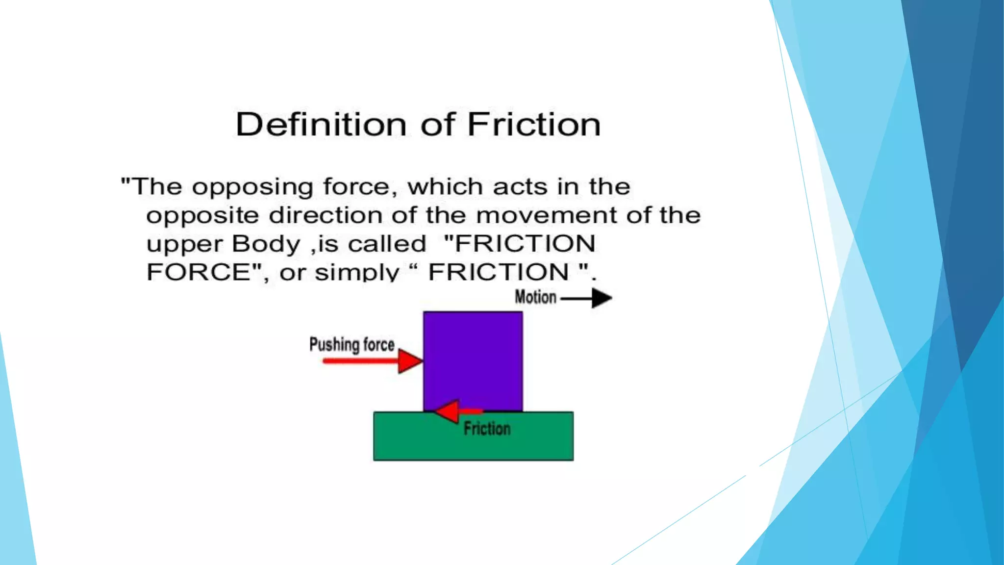 Force and friction ppt informative | PPT