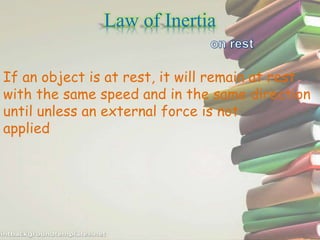 Force and laws of motion | PPTX