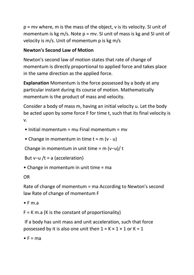 Force and laws of motion By R K Chaudhari | PDF