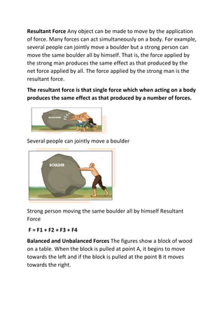 Force and laws of motion By R K Chaudhari | PDF