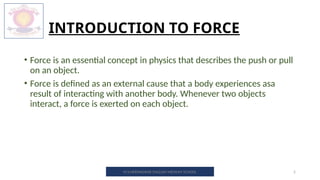 FORCE AND LAWS OF MOTION.pptx ppt ppt ppt | PPT