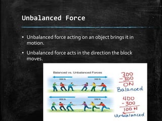 Force and laws of motion 1 | PPT