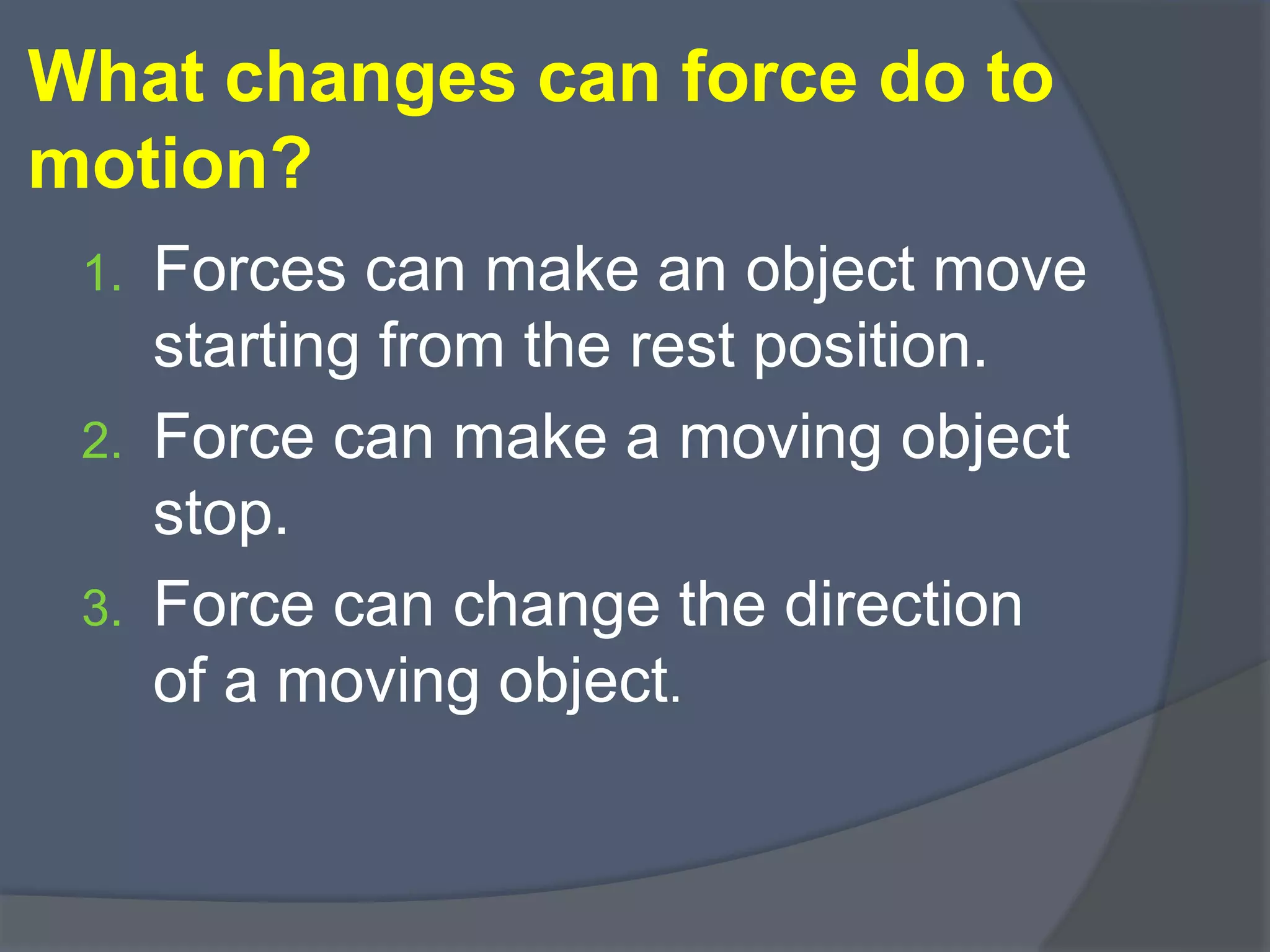 Force and Motion | PPTX