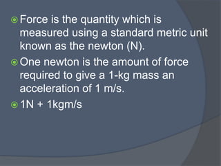 Force and Motion | PPTX