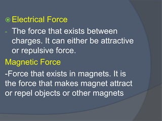 Force and Motion | PPTX