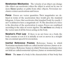 Force and motion 1 review notes | PPTX