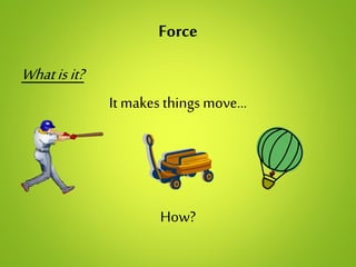 Force and Motion Vocabulary | PPTX | Physics | Science