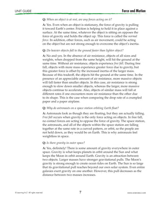 Force and motion_5-6_unit_guide | PDF