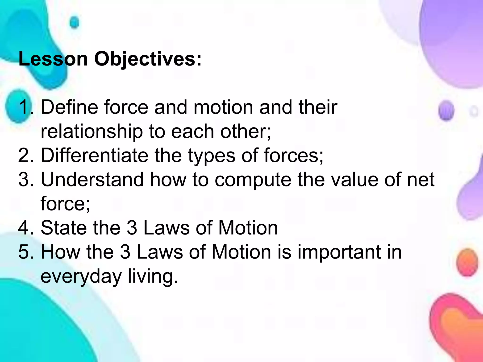 Force and Motion PPT.pptx