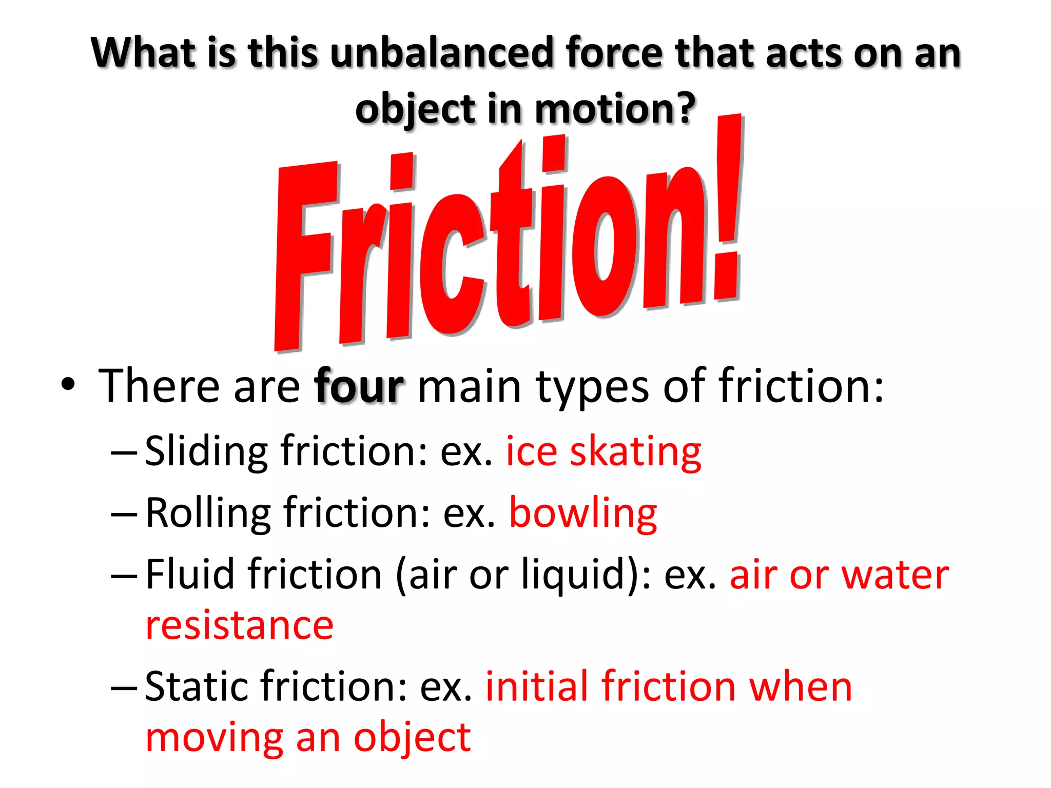 Force and Motion Review ppt | PPTX