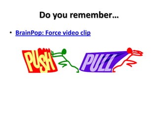 Force and Motion Review ppt | PPTX