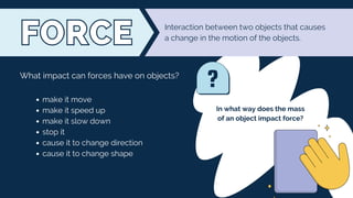 Force and Motion Teacher Presentation Colorful Illustrated_20240423 ...