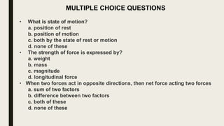Force and pressure - Part 2 | PPTX