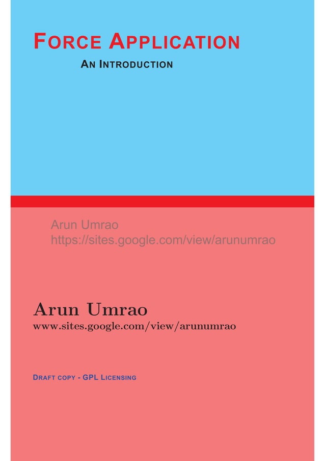 Principle of Force Application - Physics - explained deeply by arun ...