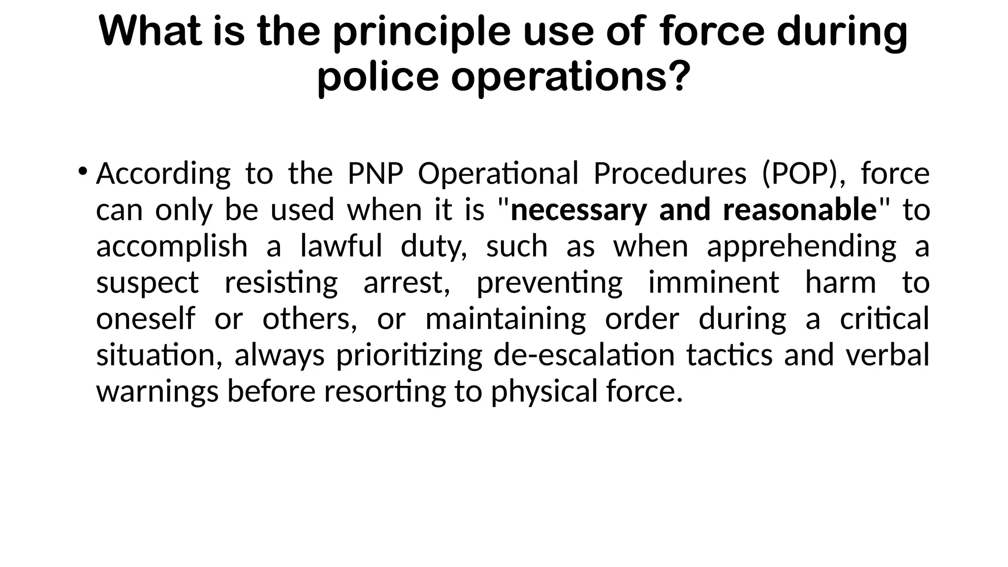 Force Continuum, Use of Force, When to Use force.pptx