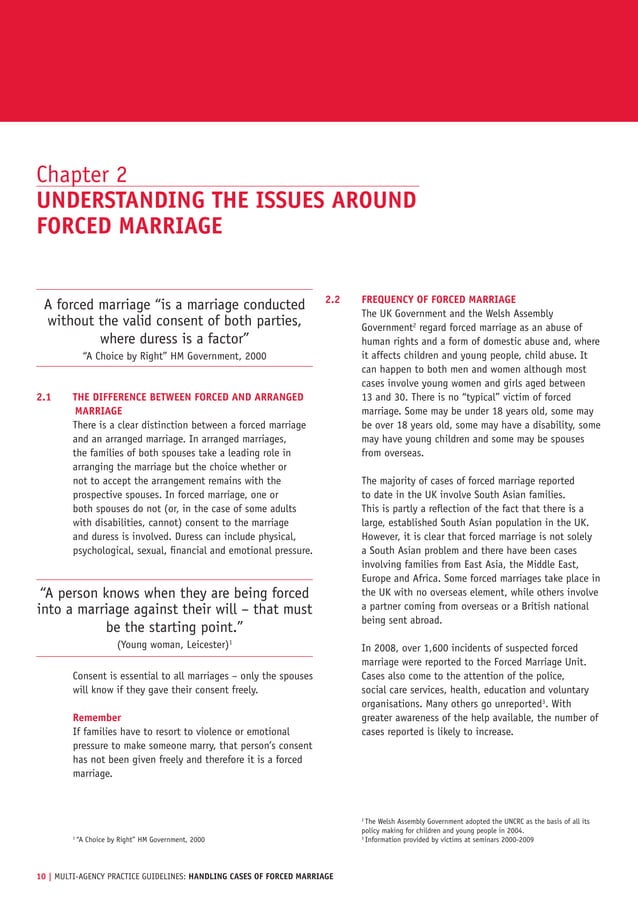 Forced Marriage Guidelines | PDF | Debated Sensitive Social Issues ...