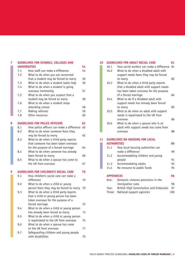 Forced Marriage Guidelines | PDF