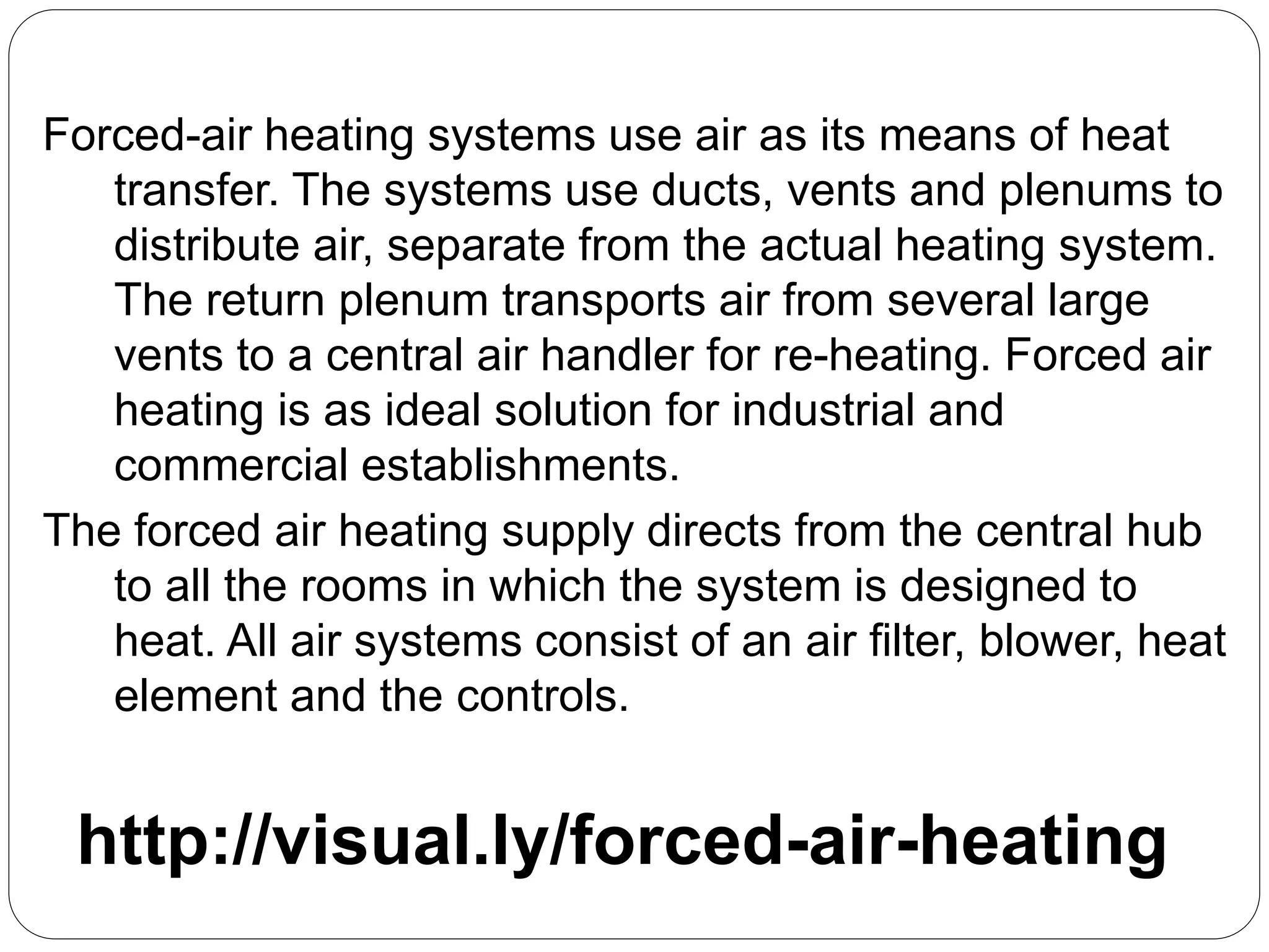 Forced Air Heating | PPTX