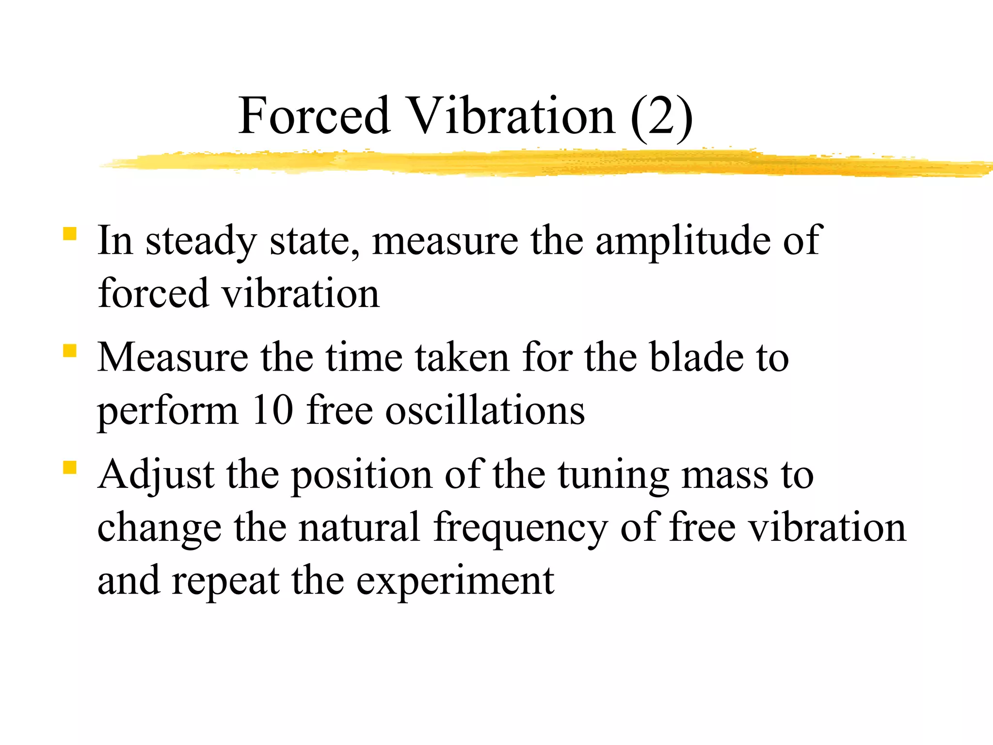 Force Damped Vibrations | PPT