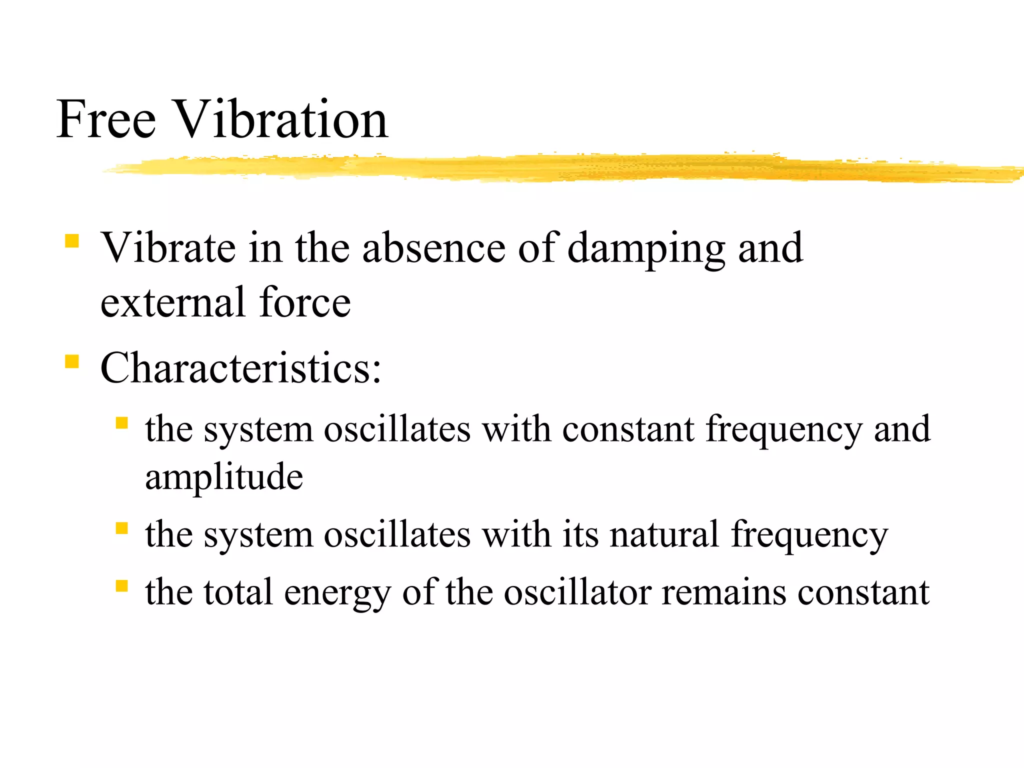 Force Damped Vibrations | PPT