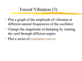 Force Damped Vibrations | PPT