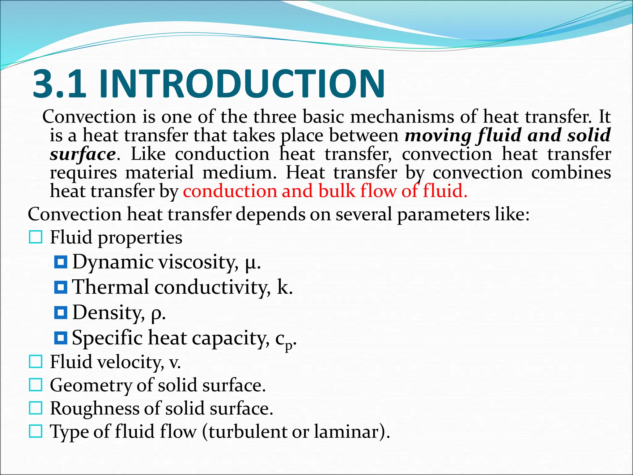 Forced Convection Heat Transfer Chapter 3 Ppt