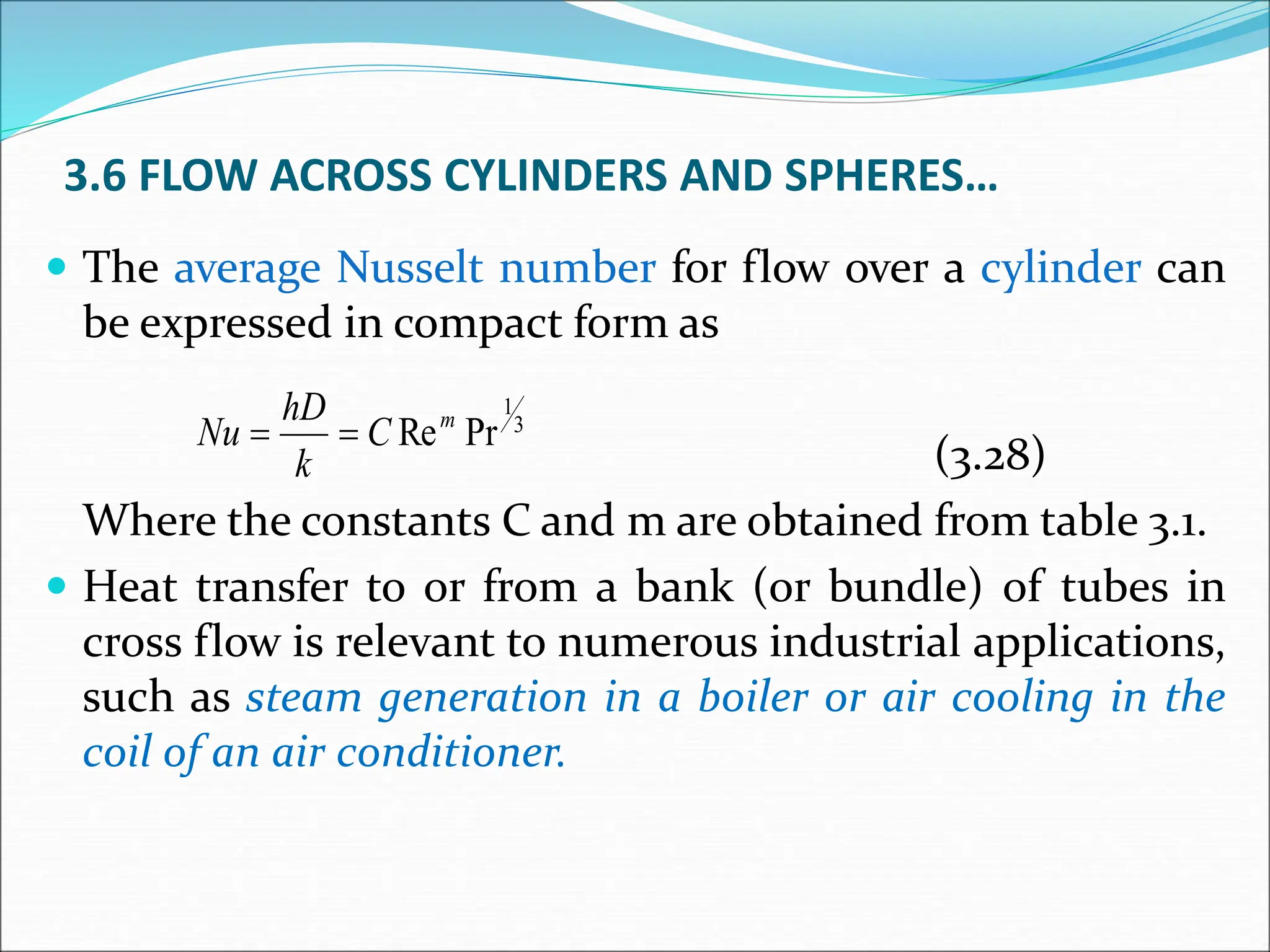 Forced Convection Heat Transfer Chapter 3 Ppt Physics Science