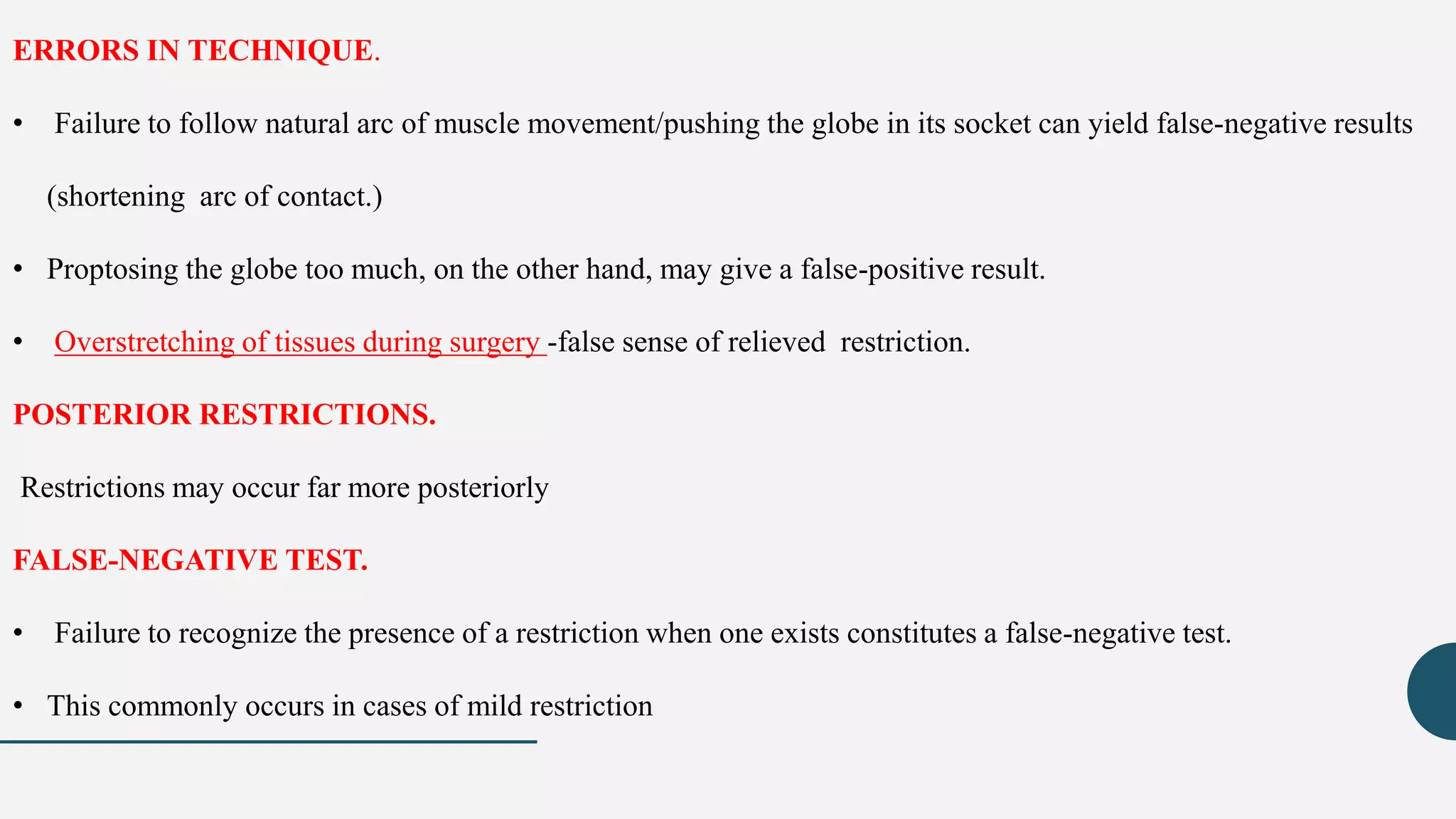 Forced duction test | PPTX