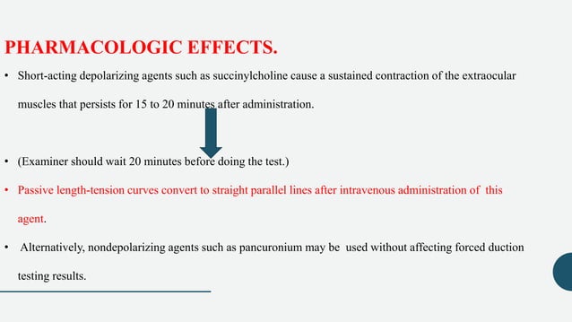 Forced duction test | PPTX | Eye and Vision Conditions | Diseases and ...
