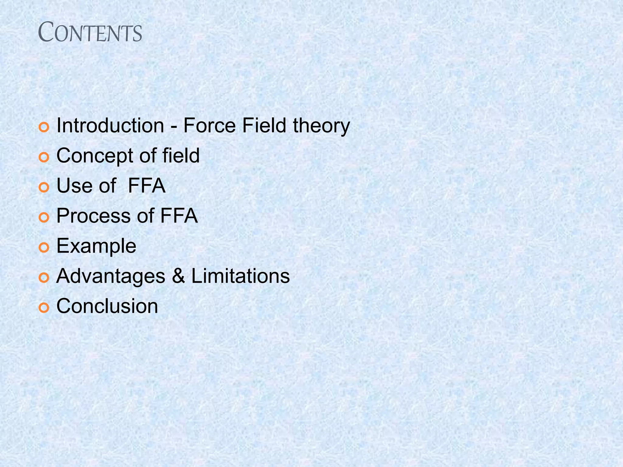 Force field analysis | PPT