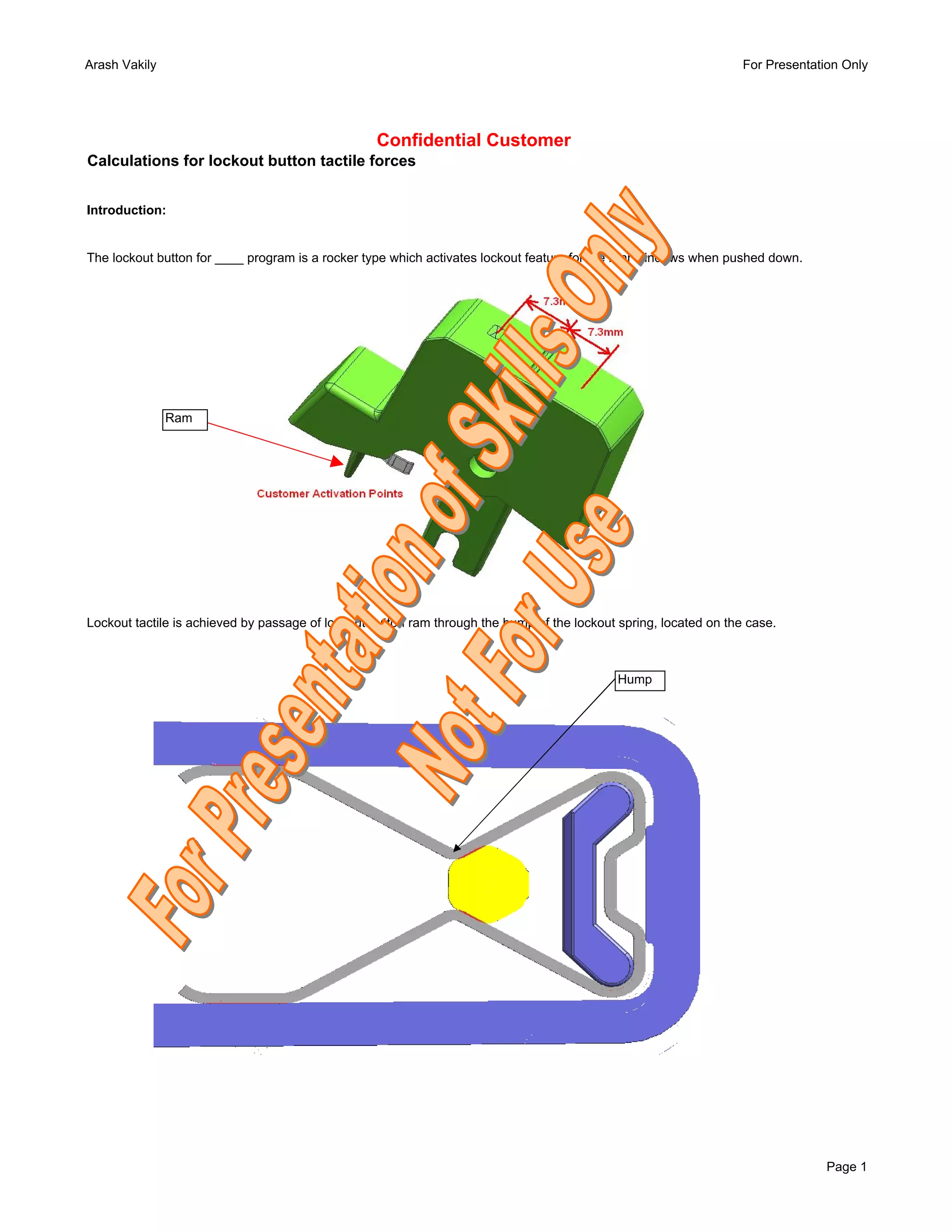Force Displacement Generation Calculation By Arash Vakily | PDF