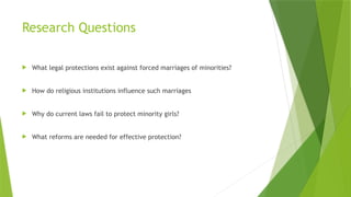 FORCED MARRIAGE OF MINORITIES AND THE ROLE OF.pptx
