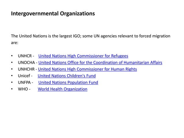 Forced migration | PPTX | Adoption and Fostering | Parenting