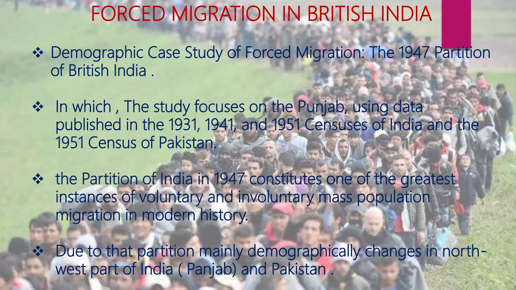 Forced migration | PPT