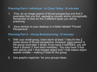 Forced perspective | PPTX