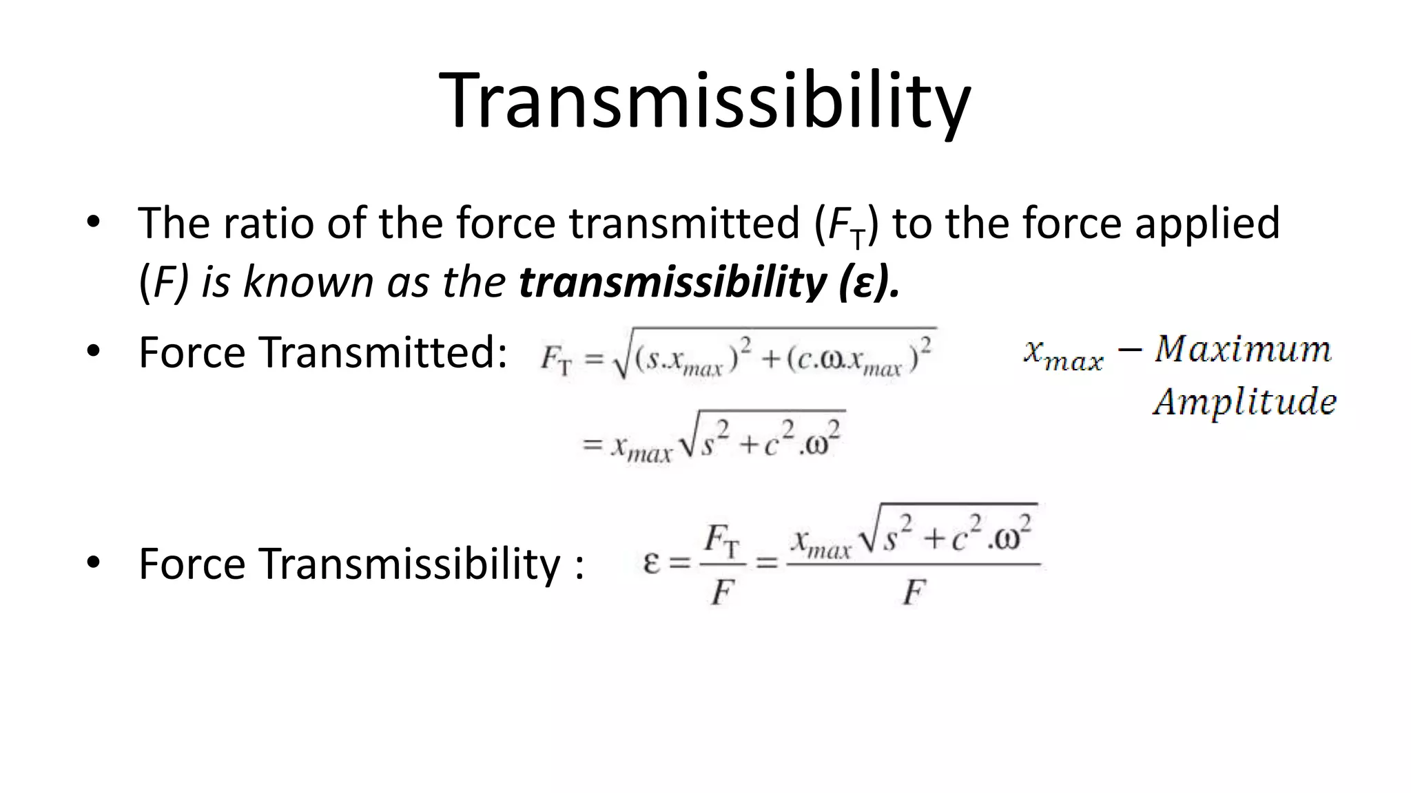 Forced vibrations | PPTX