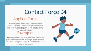 Force Educational Presentation in Light Blue and White Illustrative ...