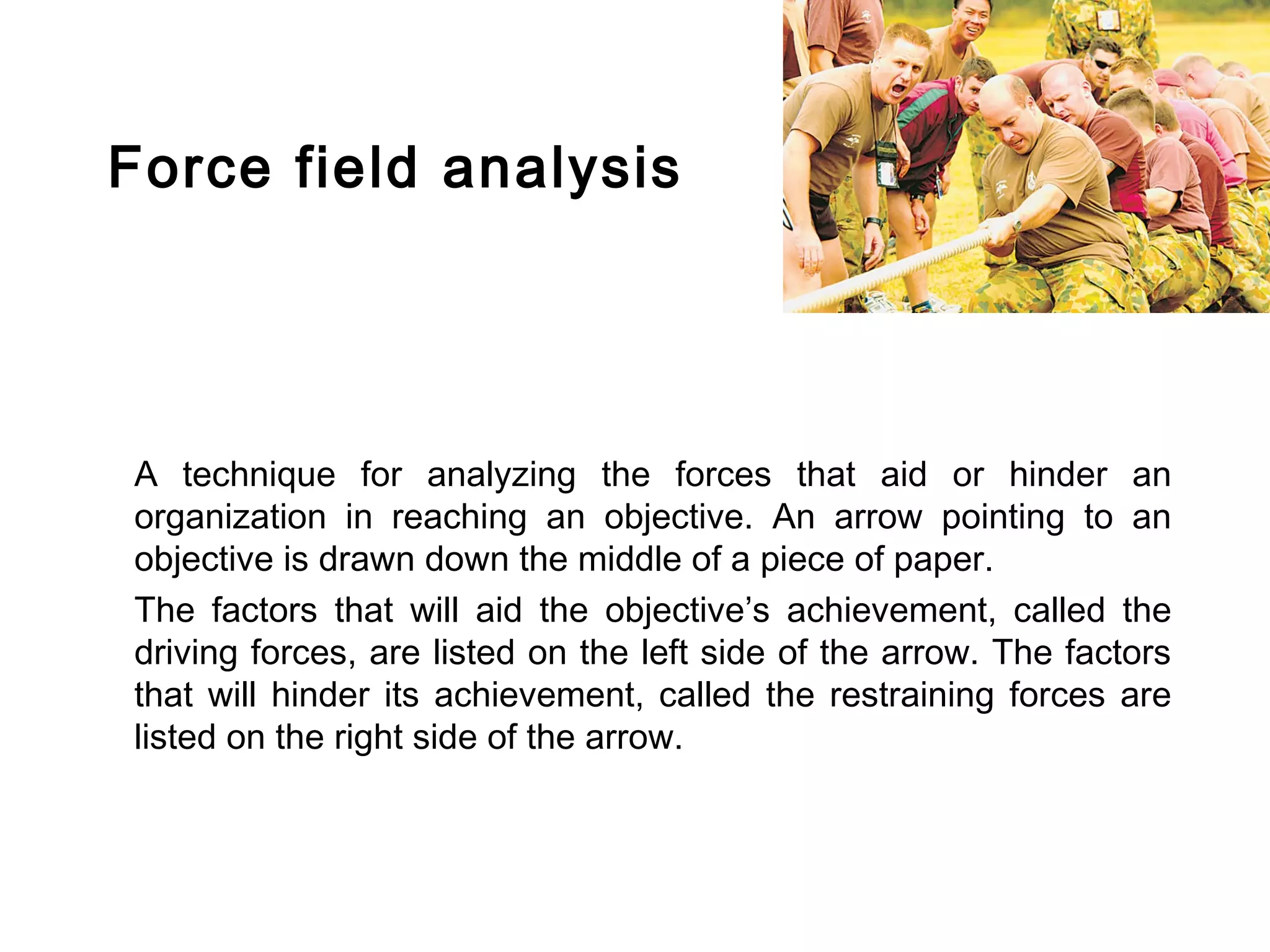 Force field analysis | PPT