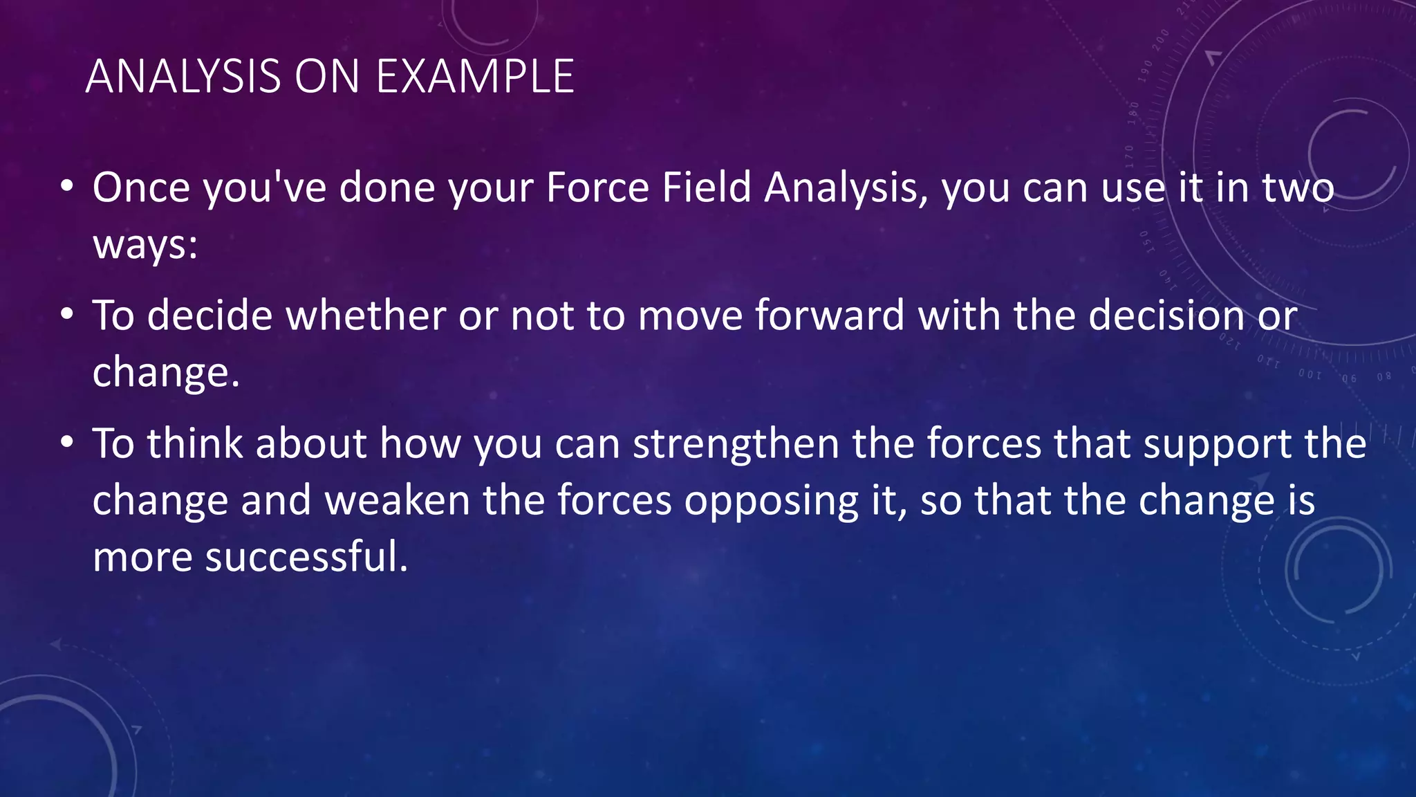 Force field analysis | PPTX