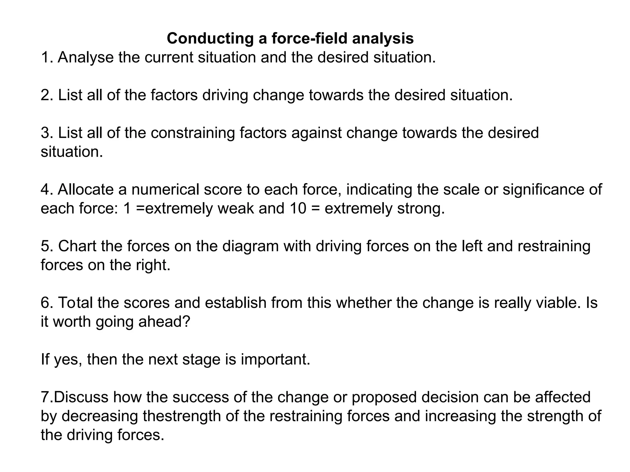 Business studies force field analysis.ppt