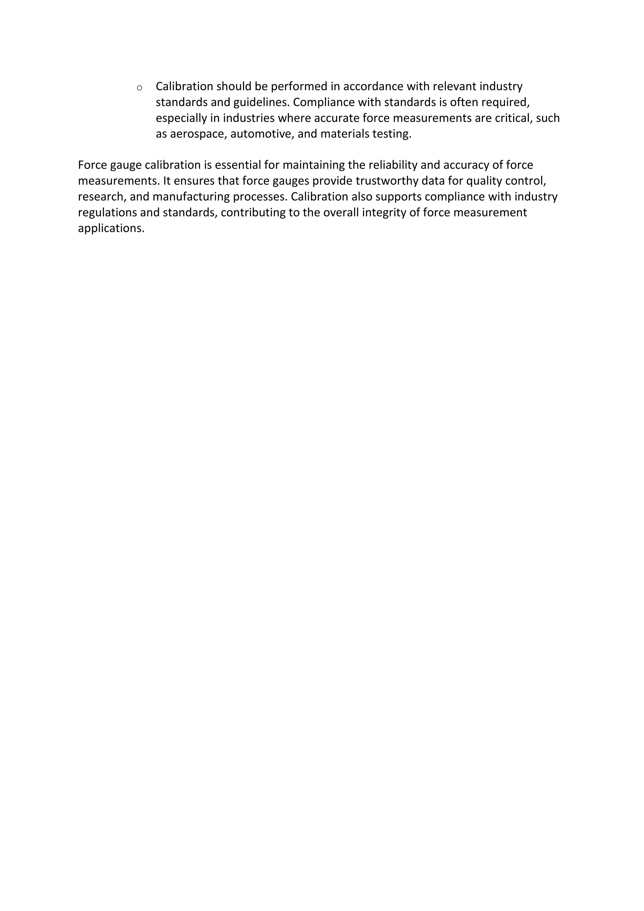 Force gauge calibration is the process of verifying and adjusting the ...