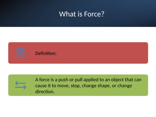 Force_Lesson_Plan_Class_5.pptx- class 4 science | PPTX
