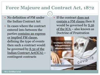Force majeure clause and COVID-19 | PPTX