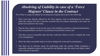 Force majeure ppt | PPTX