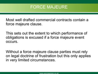 Force Majeure | PPT