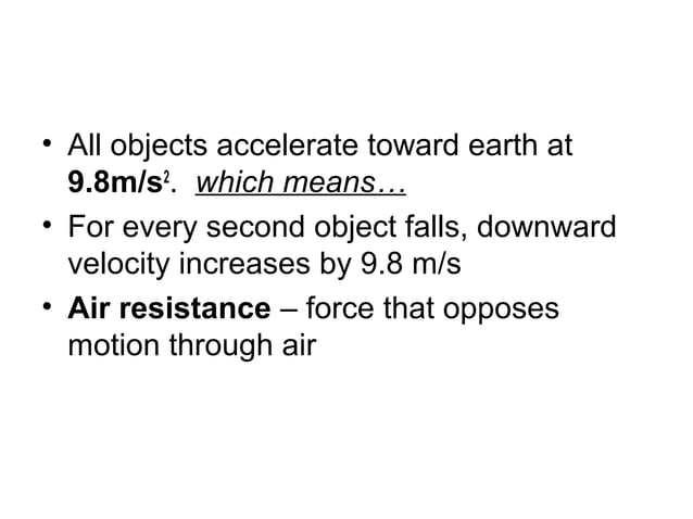 Force, mass, acceleration | PPT | Physics | Science